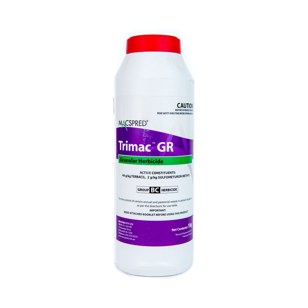 TRIMAC GR GRANULAR HERBICIDE (Terbacil & Sulfometuron-Methyl) - Specialist Sales
