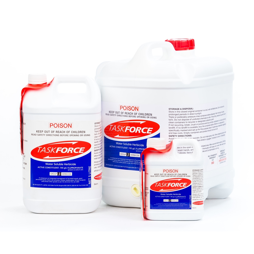 Taskforce Herbicide (Flupropanate) | Vee-Dri (Aust) | Specialist Sales