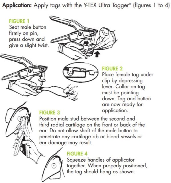 Y-Tex Python Insecticidal Cattle Ear Tags (SP) | Specialist Sales