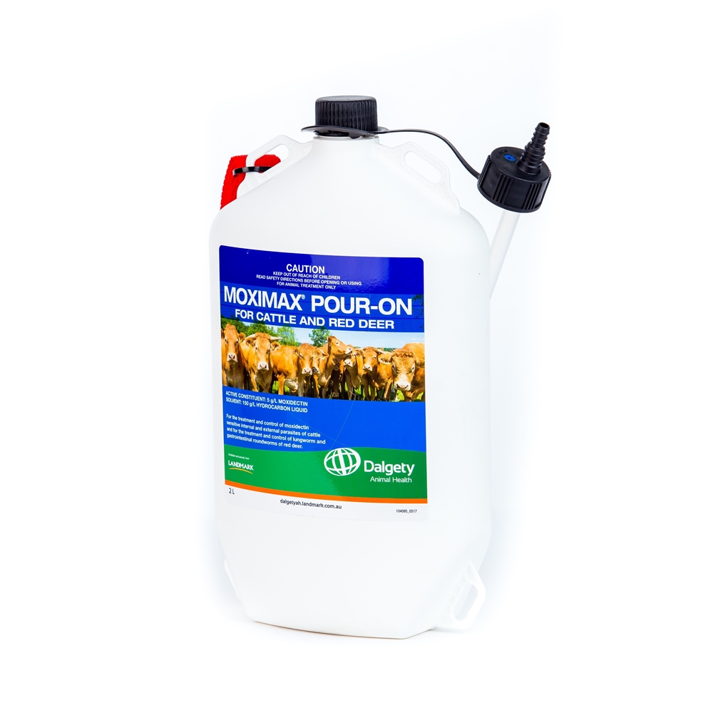 Moximax Cattle Pour-On (Moxidectin) | Specialist Sales