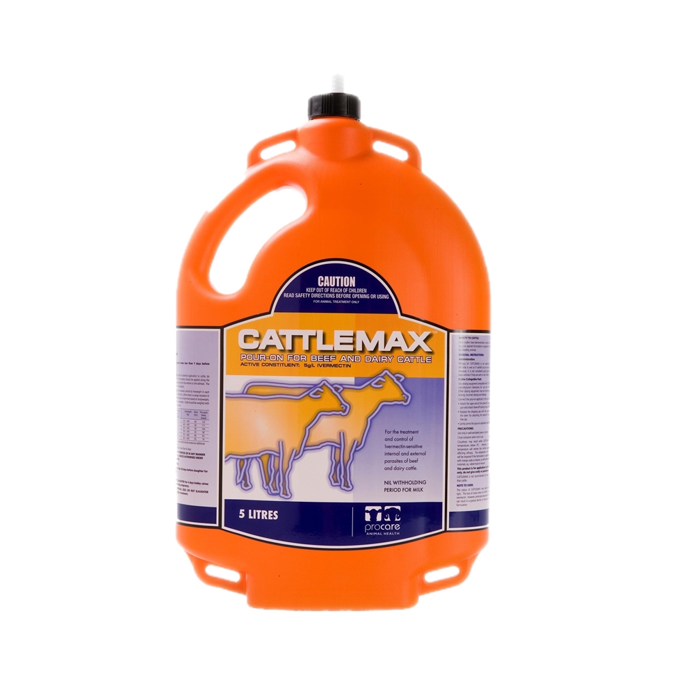 Cattlemax Pour-on For Beef And Dairy Cattle (Ivermectin) | Specialist Sales