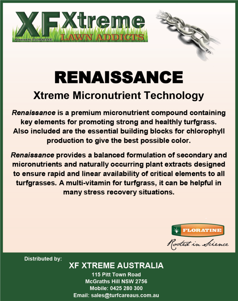 Renaissance Turf Biostimulant | Colour/Strength | Floratine ...