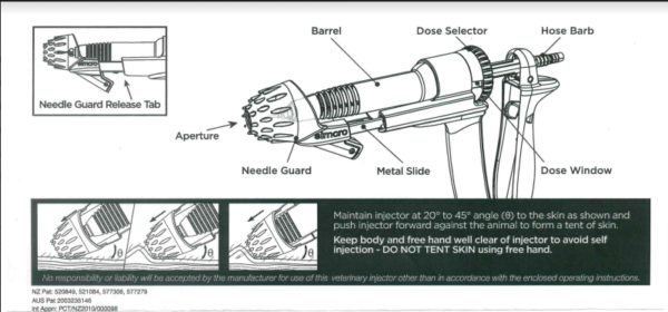 SafeShot Vaccinator - Cattle (2mL, 2.5mL & 5mL) | Specialist Sales