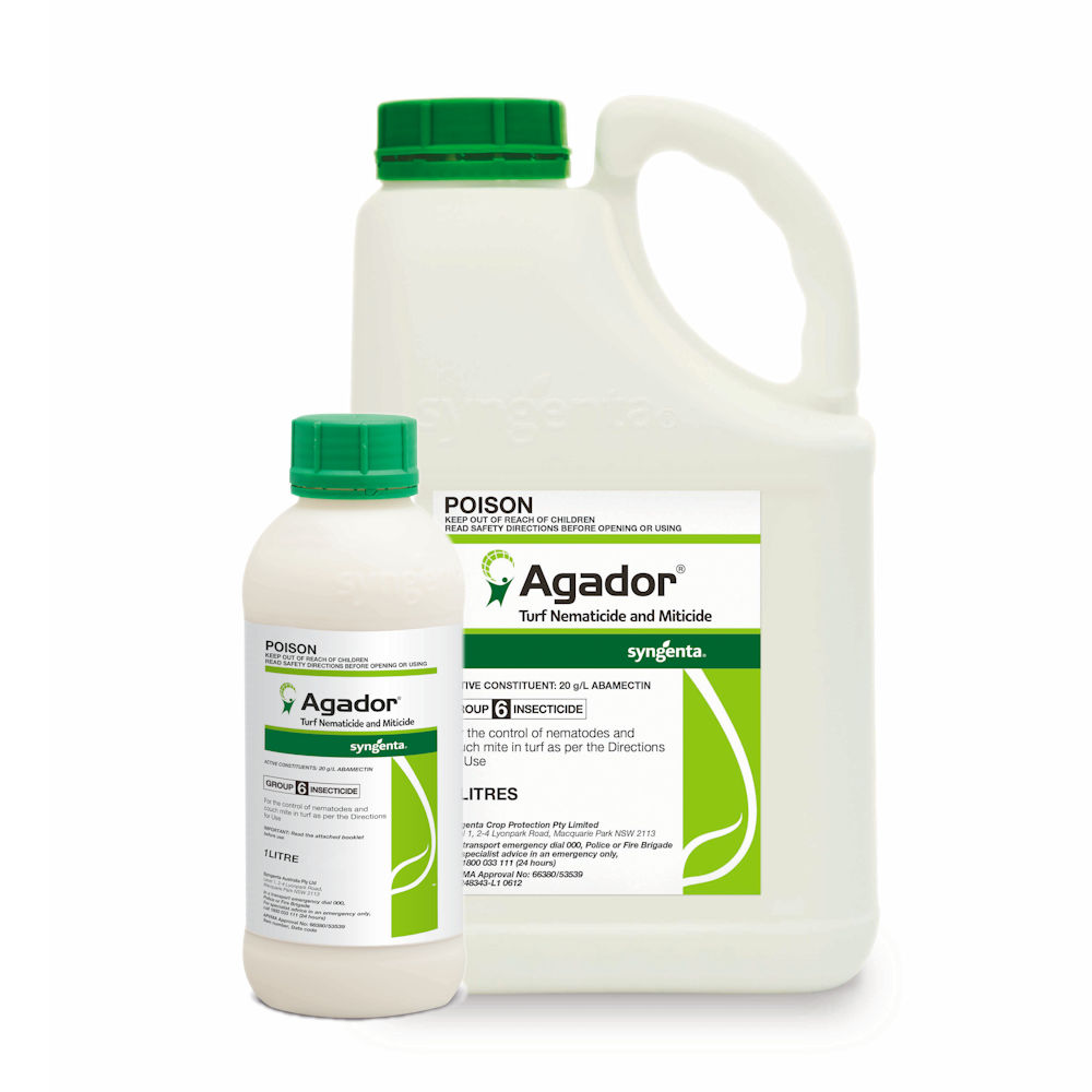 Agador Turf Nematicide and Miticide | Syngenta | Specialist Sales