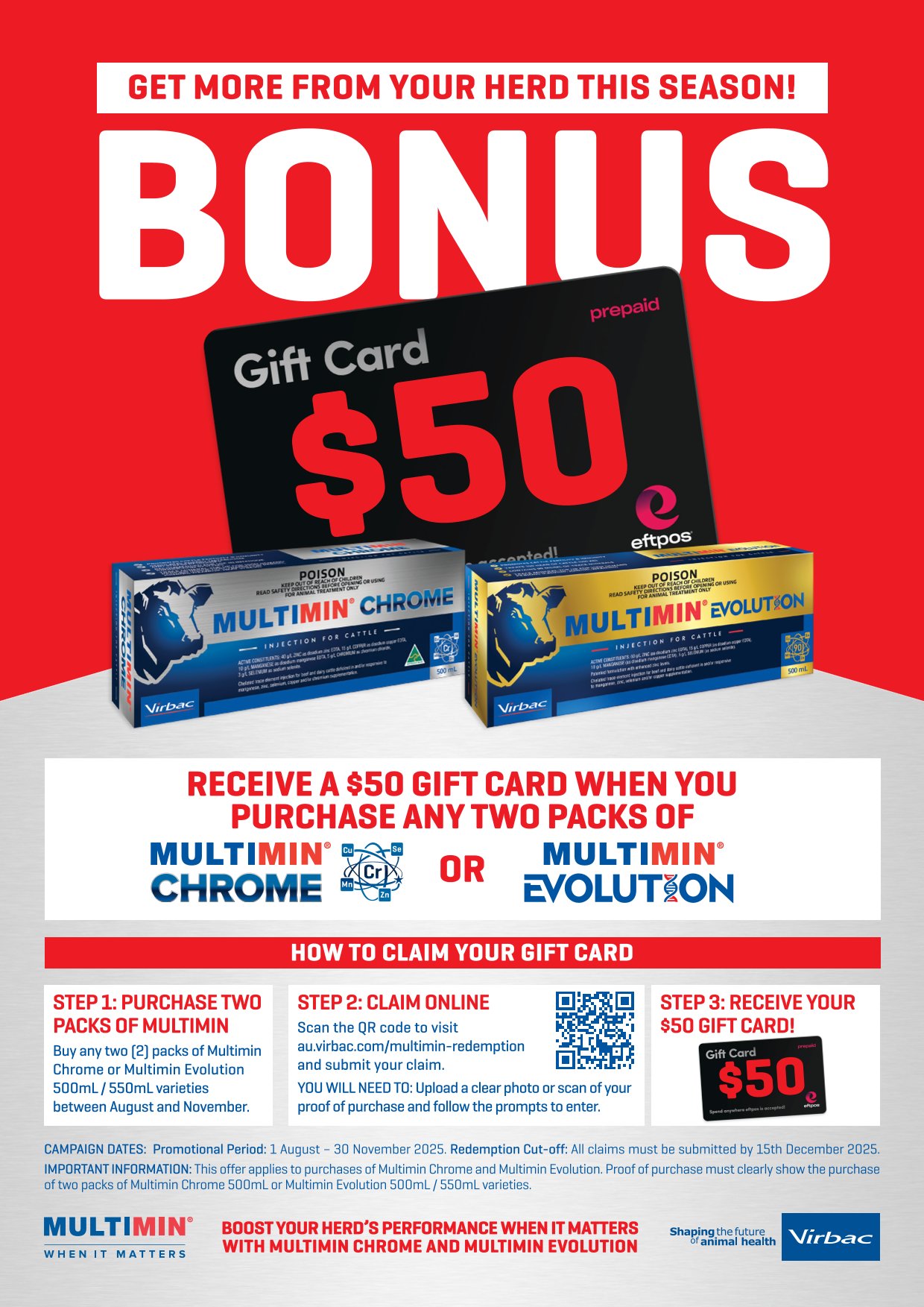 Multimin Evolution Injection for Cattle | Virbac | Specialist Sales