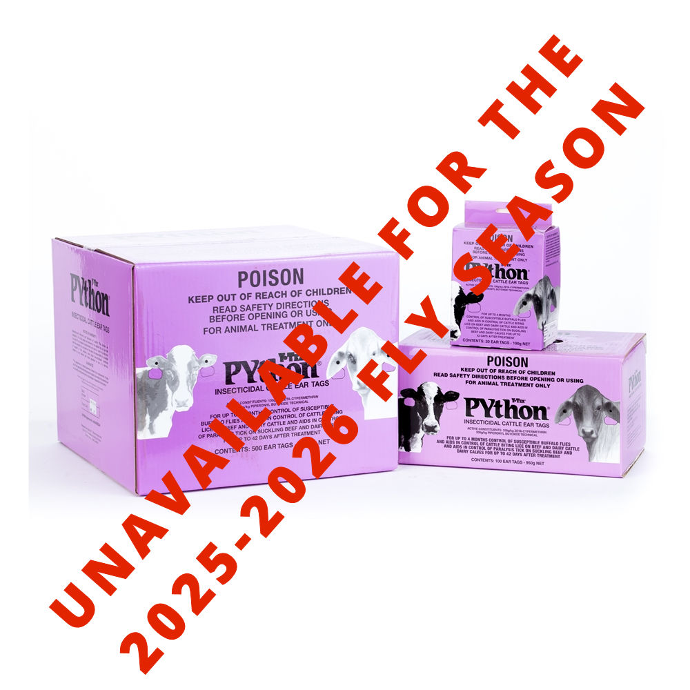 Y-Tex Python Insecticidal Cattle Ear Tags (SP) | Specialist Sales